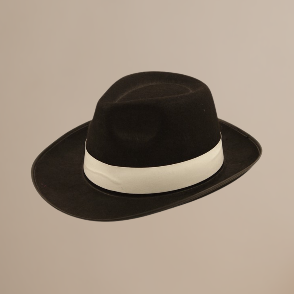 Al Capone Gangster Hat – 1920s Fancy Dress Accessory – The Party Hut ...